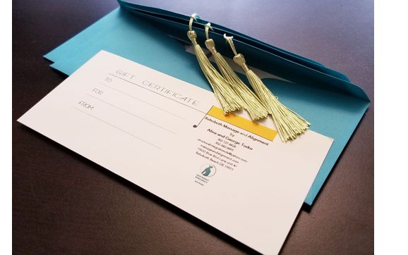 Gift certificates by Rehoboth Massage and Alignment by Alina and George ...