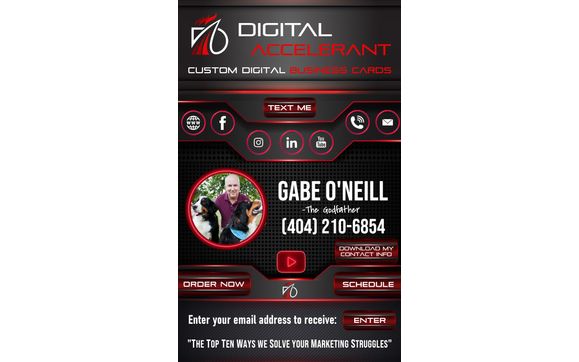 Digital Sales Cards by Gabe O'Neill in Dallas, GA - Alignable