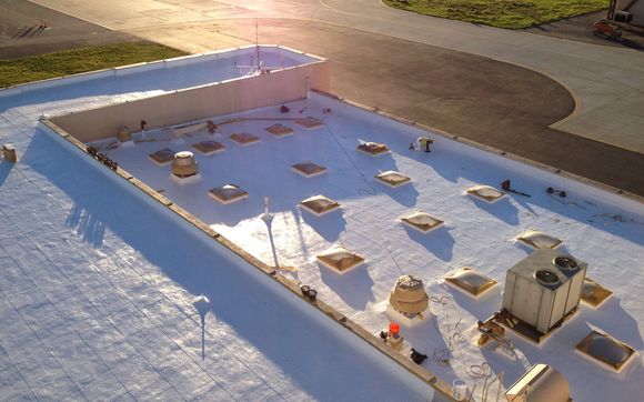 Spray Foam Insulated Cool Roofs for Commercial & Residential low slope ...
