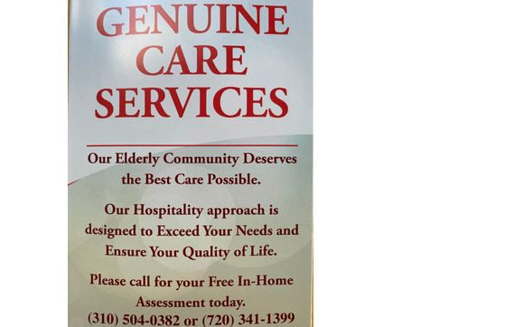In Home Care giving Services by Genuine Care Services in Redondo Beach ...