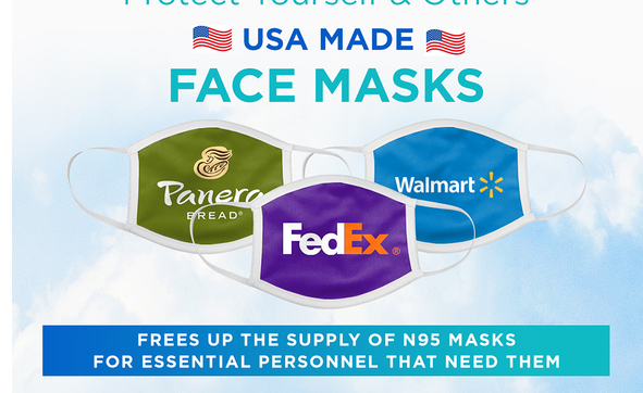 Custom Branded Face Masks by MLD Communications in Montclair, NJ ...