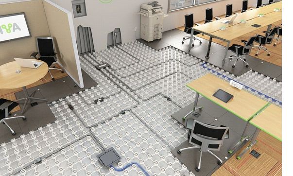 Low profile access floor by Modular Interior Technologies in Boca Raton ...