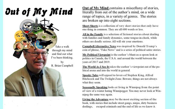 Out of My Mind by Brian the Writer in Winnipeg, MB - Alignable