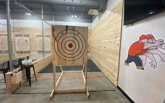 LumberJaxe Personal Axe Throwing Target & Stand by Mandy Gulliver ...