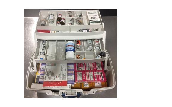 DEMO DOSE DRUG BOX KIT (INSTRUCTIONAL USE ONLY) by Eagle Life Saving ...
