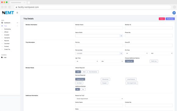 NEMT Facility Panel by NEMT Platform (Non-Emergency Medical ...