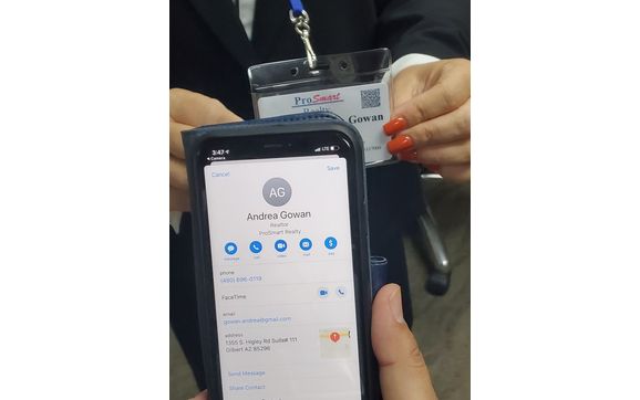 QR Code Plastic ID Badge | vCard | QR Code Business Card | Includes ...