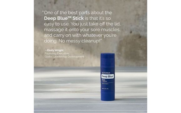 dōTERRA PRODUCTS: Deep Blue™ Stick (Available October 1st!) by ...