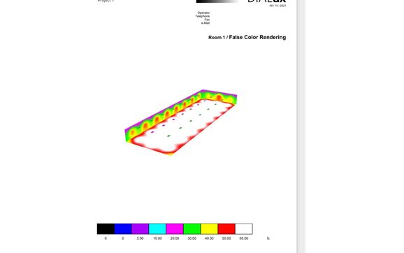 FREE Dia lux simulation report for lighting projects by E2 Lighting ...