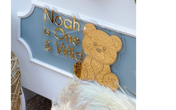 Custom Acrylic Party Signs by Dali and Matisse Co. in New York, NY ...