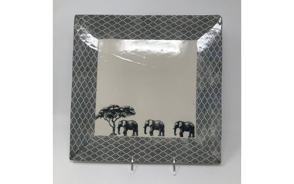 Porcelain platters by Deb Kaplan Design in Delray Beach, FL - Alignable