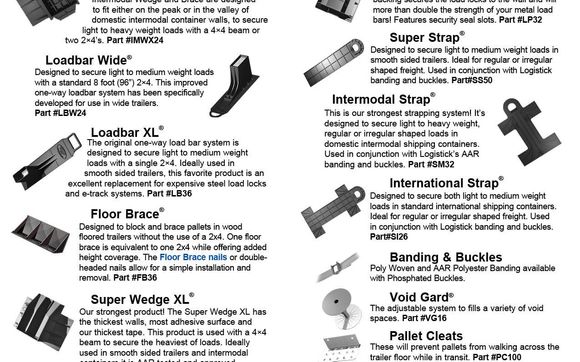 Load Securement Devices by Logistick Inc in South Bend, IN - Alignable