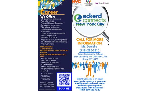 Train & Earn by Eckerd Connects in New York, NY - Alignable