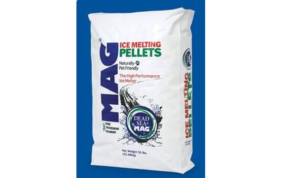 50 Lb bag Pure Magnesium Chloride ice melting pellets by Pure MG Inc ...