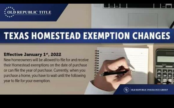 Texas Homestead Exemption by Behm Team -RE/MAX Trinity in Fort Worth ...