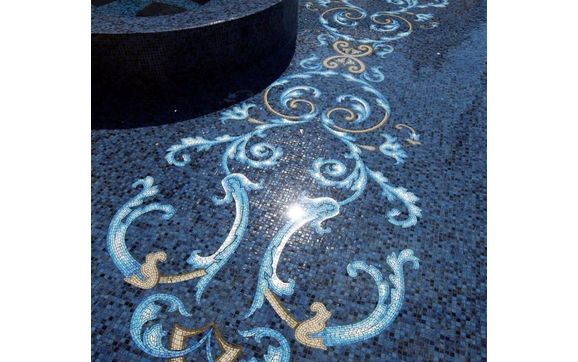 Custom Designed Mosaic Swimming Pool by POMPEII MOSAIC TILE & DESIGN in ...