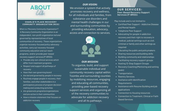 Recovery Community Organization by Charlies Place Recovery Community ...