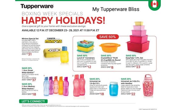 Tupperware eco friendly food containers by Tupperware with Beth Gidge ...