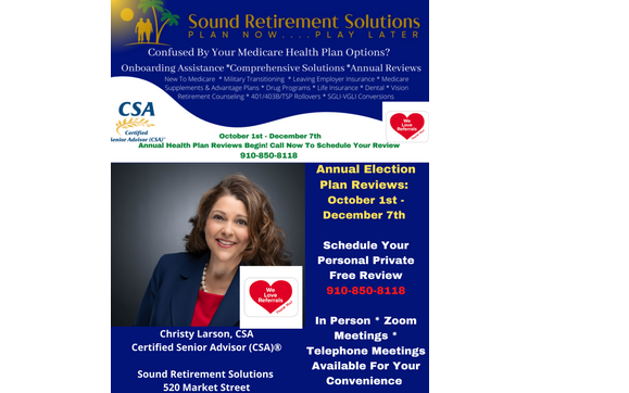 Christy Larson, CSA Certified Senior Advisor - Sound Retirement ...