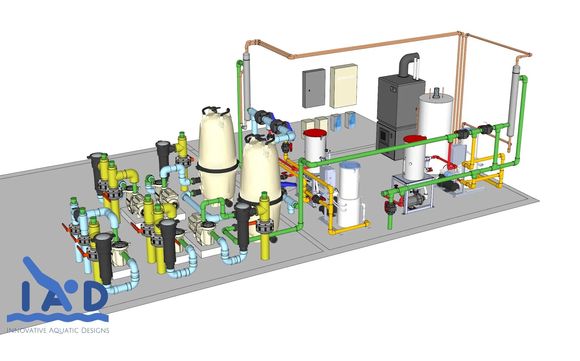 3D Swimming Pool Equipment Layouts by Innovative Aquatic Designs, LLC ...