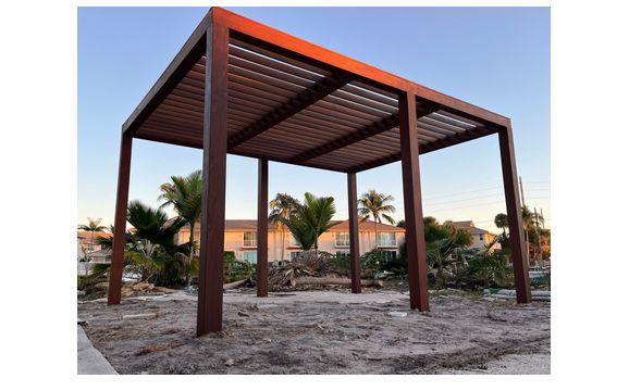 IPE Pergola by Zelinski Custom Woodworks in Pompano Beach, FL - Alignable
