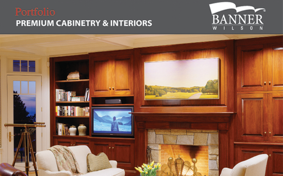 Custom Office Cabinetry and Custom Library Millwork by Banner Cabinets ...
