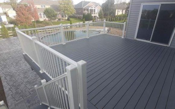 Timbertech Composite decks with Preferred Aluminum Rails by Estridge ...