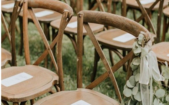 Cross-back Farm Chairs by Lulu Event Rentals in Chaska, MN - Alignable