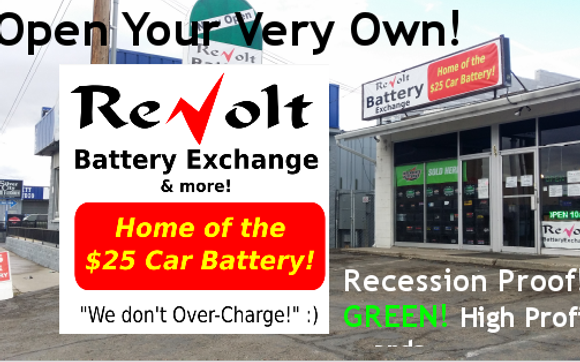 New & Reconditioned automotive, sport, and utility batteries. by ReVolt ...