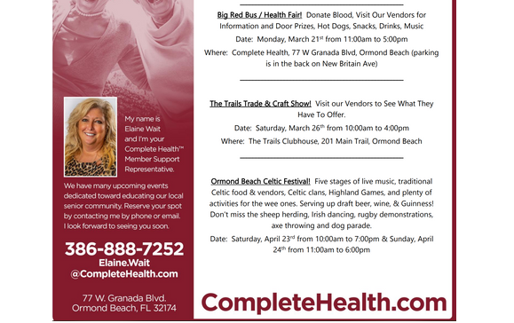 Complete Health Ormond East & West Events by Complete Health OB East ...