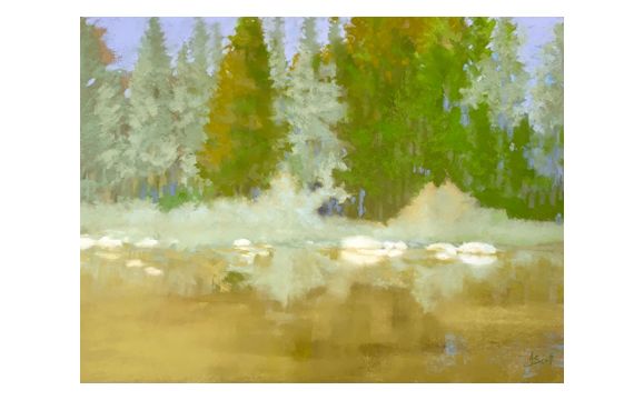 Illustration by Alexia Scott’s Painting Studio in Falls Church, VA ...