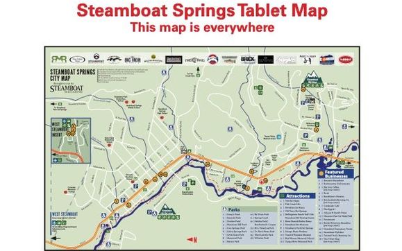 Steamboat Tablet Map by Ski Town Media Inc. in Steamboat Springs, CO ...