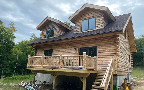 Timber frame construction by Adirondack Customs LLC in Riparius Area ...