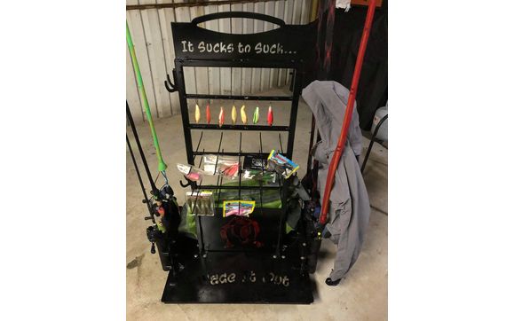 Custom Fishing Gear Rack by Fission 911 - Plasma CNC in Boerne, TX ...