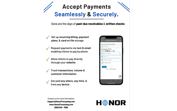 Mobile & Virtual Payment Acceptance by Honor Processing in Destin, FL ...