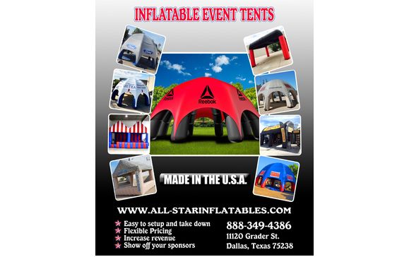 Inflatable Tents - 5 MINUTE TEAR-DOWN & SET-UP! by All-Star Inflatables ...
