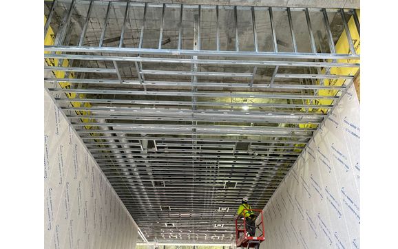 Metal stud framing by 360 Commercial Interiors in Lawrenceville, GA ...