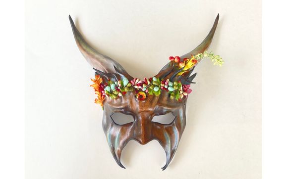 Leather Masquerade Mask by Teonova Leather Masks in Key West, FL ...