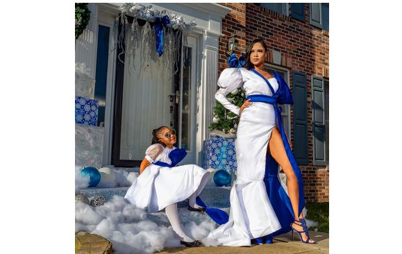 blue satin sashes by Wardrobe by William Henry Rawls in Washington, DC ...