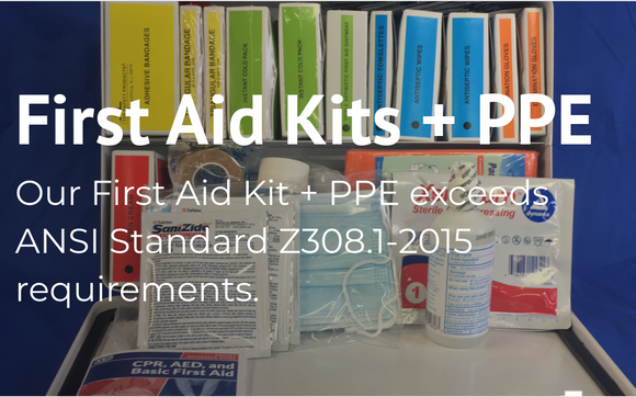First Aid Kit with added PPE by Top Safety Products in Branchburg, NJ ...