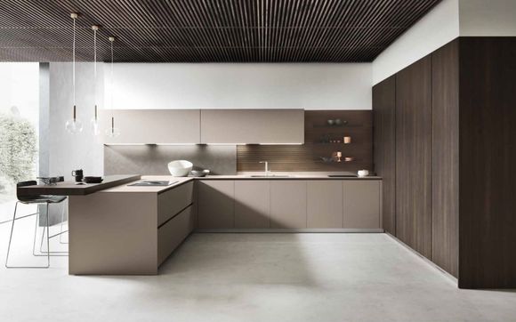 Pedini kitchens, and Doca furniture by LA Signature Home Interiors in ...