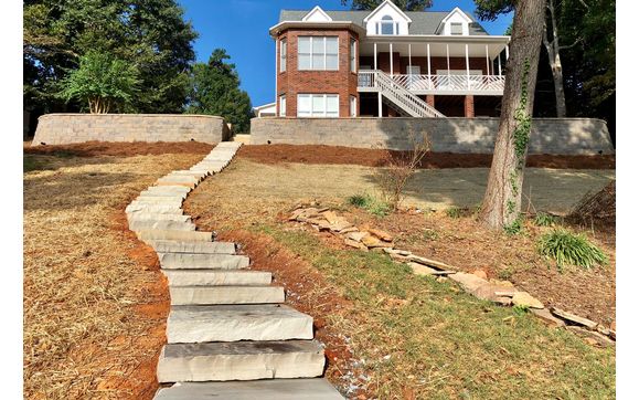 Hardscaping - retaining walls, paver patios, stonework by Stewart's ...
