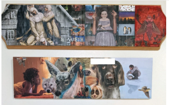 A personal collage based off an interview by Lowfalutin Art (and ...