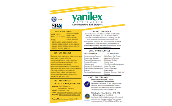 GovCon Capability Statements by Duwel Dev, LLC in Holiday, FL - Alignable