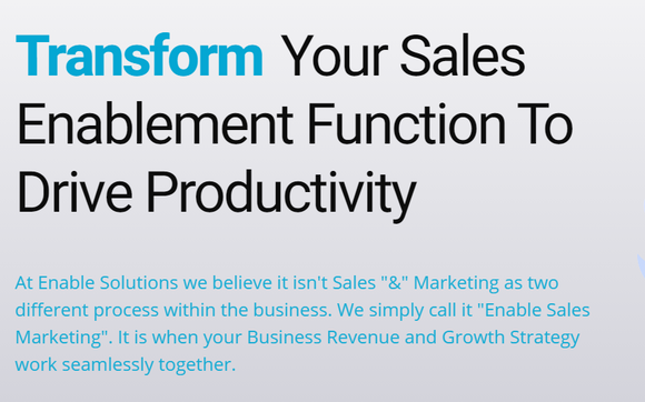 Sales Marketing by Enable Solutions LLC in Milford, MA - Alignable