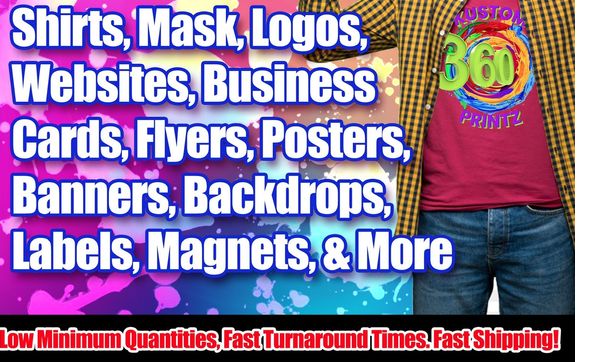 Custom Print & Design Services by 360 Kustom Printz in Schaumburg, IL ...