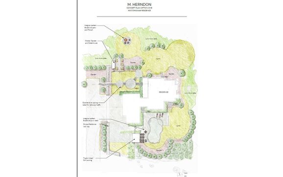 Landscape Master Plan by M. Herndon Landscape Architecture and Matrix ...