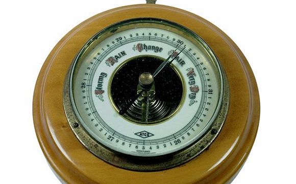 Vintage Barometer - ATCO Porcelain Face Aneroid made in Germany by ...