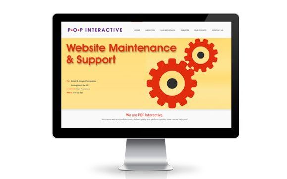 Website Maintenance and Support Services by POP Interactive | Web Design & Development in San ...
