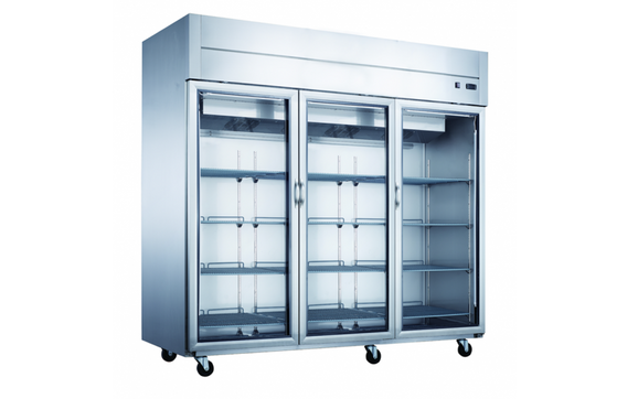 Dukers D83AR-GS3, 3 Door Commercial Reach-In Refrigerator by Chef AAA ...